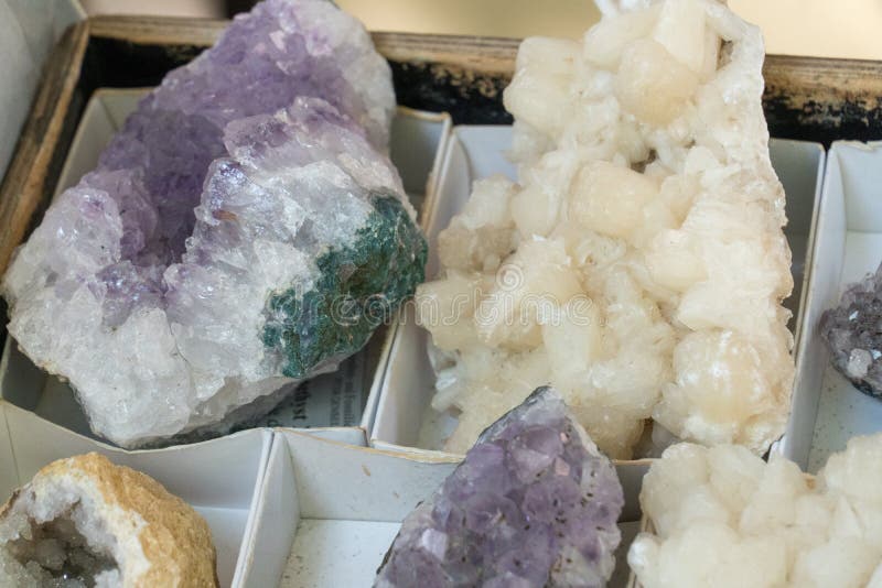 Stones and minerals stock image. Image of crystalline - 229838647