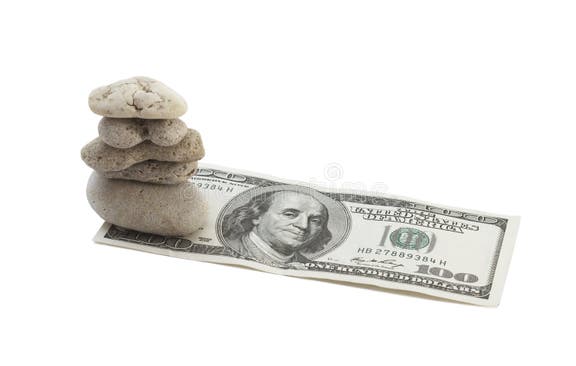 Stones and money stock photo. Image of harmonious, balancing - 9311402