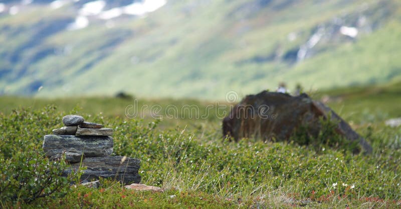 Stones on a path stock photo. Image of destination, mountaineering ...