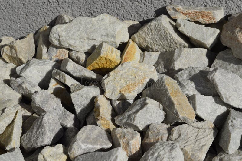 Stones on the Path Next To the House Stock Photo - Image of water ...