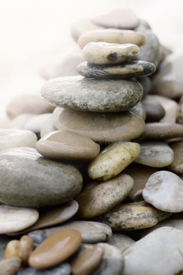 Stones and Pebbles Piled Up Stock Photo - Image of close, lovely: 9516928