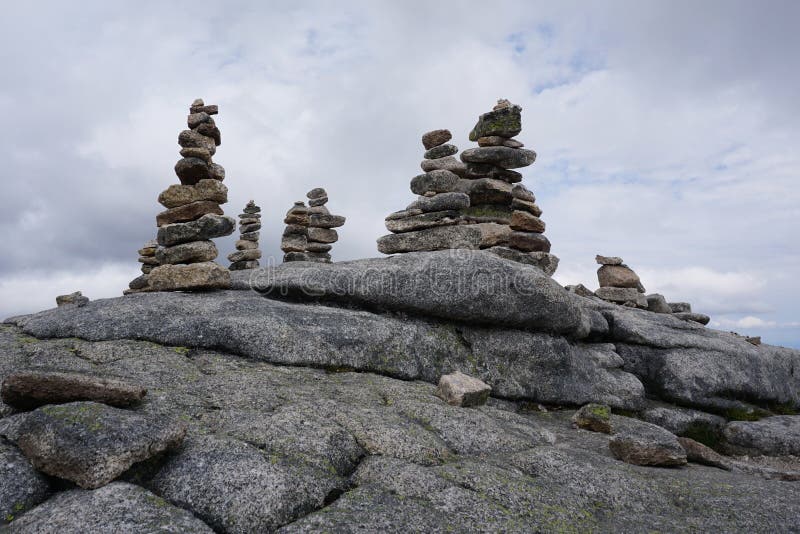 Stones and Pebbles Piled Up in the Mountain Stock Image - Image of ...