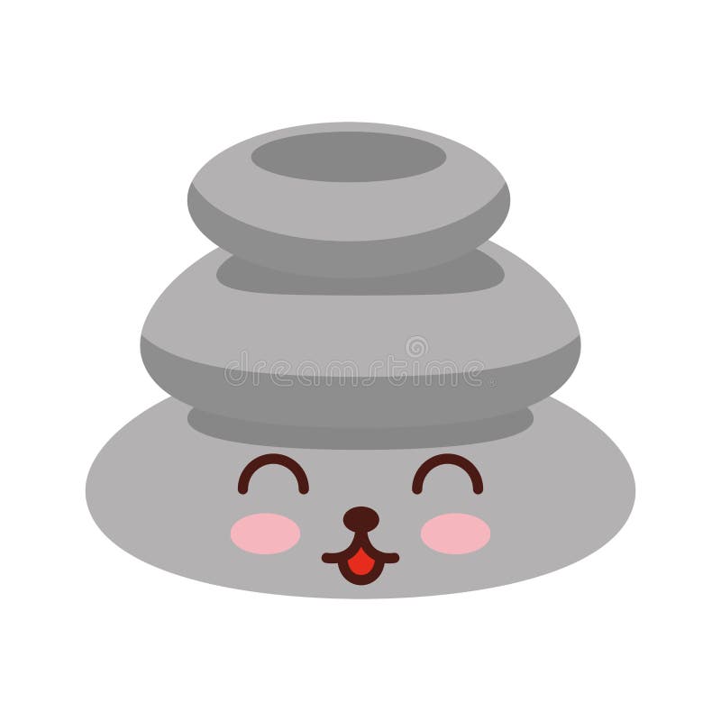 Stones Kawaii Stock Illustrations – 76 Stones Kawaii Stock ...