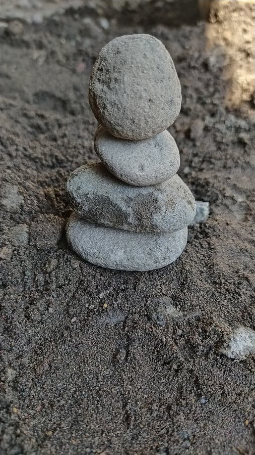 Stones Piled on the Ground in the Area of â€‹â€‹â€‹â€‹Central Java ...