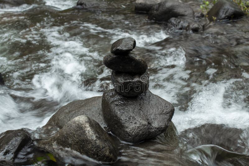 Stones on the river stock image. Image of rock, beach - 236267203