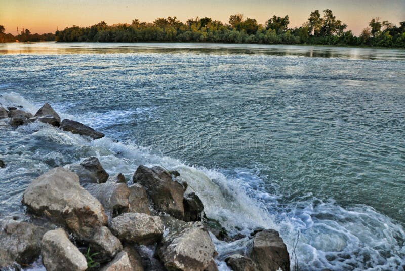 Stones among Rapid Water Flow Stock Photo - Image of heavy, brook: 56194962