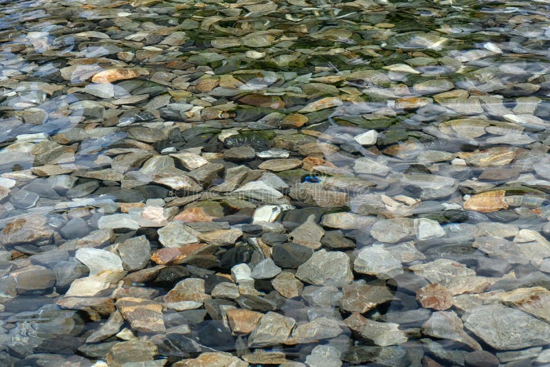 Stones in the river stock image. Image of white, pattern - 195078107