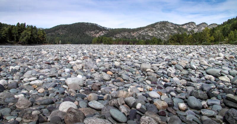 The stones on river Bank stock photo. Image of gray, macro - 64070448