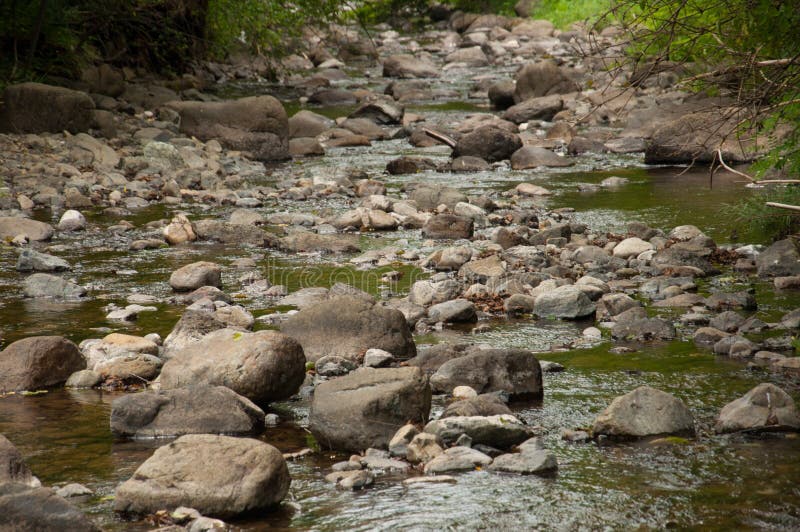 Stones in River.Stone and Water Stock Photo - Image of macro ...
