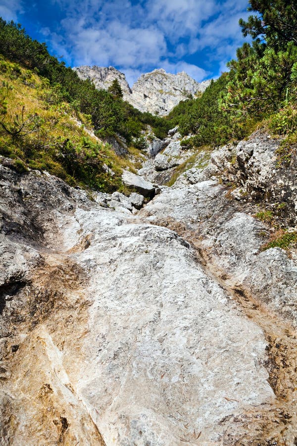Stones and rocks in Alps stock image. Image of view, german - 26915589