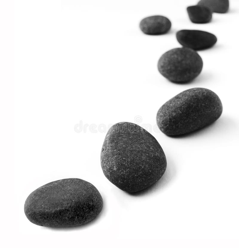 Stones in a row stock image. Image of direction, plan - 13598743