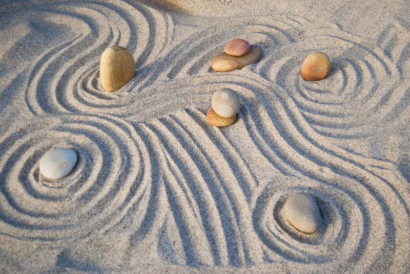 Stones on sand stock photo. Image of coastal, stone, calm - 21700096