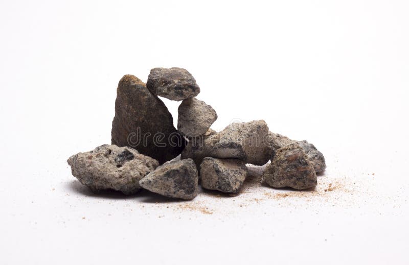 Stones with Sandnature,material,isolated Objects Stock Image - Image of ...