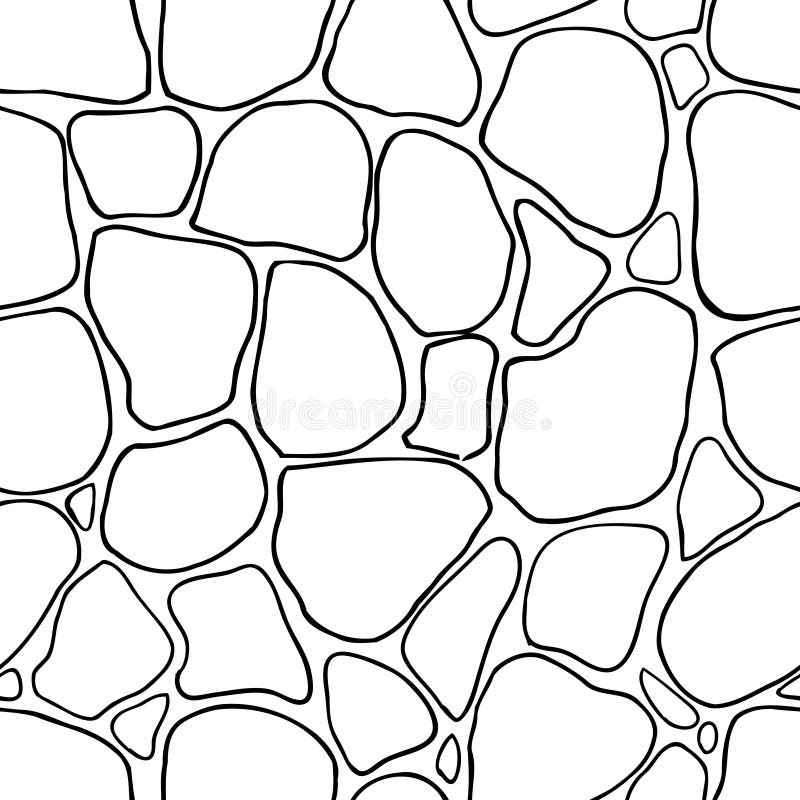 Stones seamless pattern stock vector. Illustration of background - 47760898