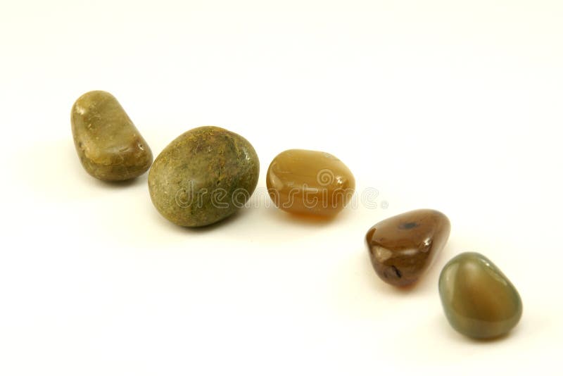 Stones Semiprecious Polished Stock Image - Image of geologic, esoteric ...