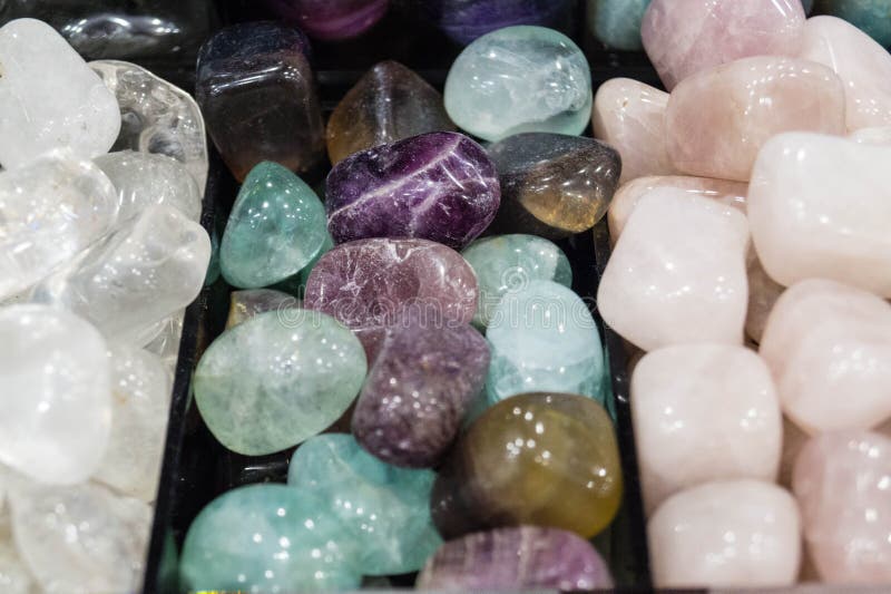 Stones and shells stock image. Image of mosaic, crystals - 170948019