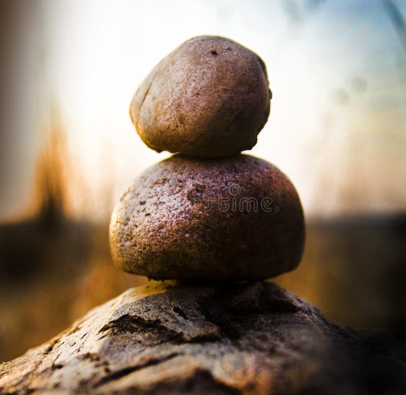 Stones stacked stock image. Image of wild, light, glow - 11898723