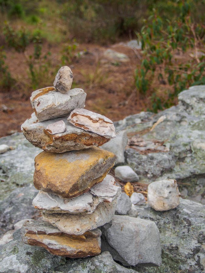 Stones stacked up stock photo. Image of scenic, landscape - 92331488