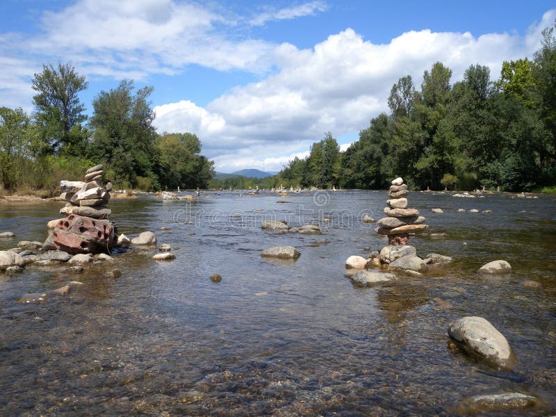 Stones stacking stock image. Image of stones, france - 43544397