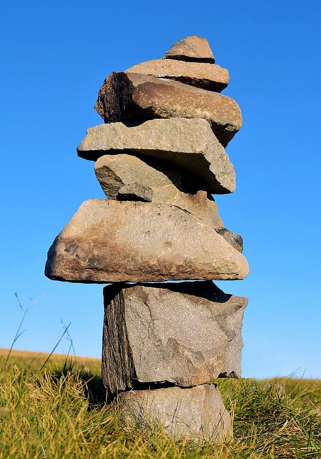 Stones on Top of Each Other on the Natural Environment Stock Photo ...