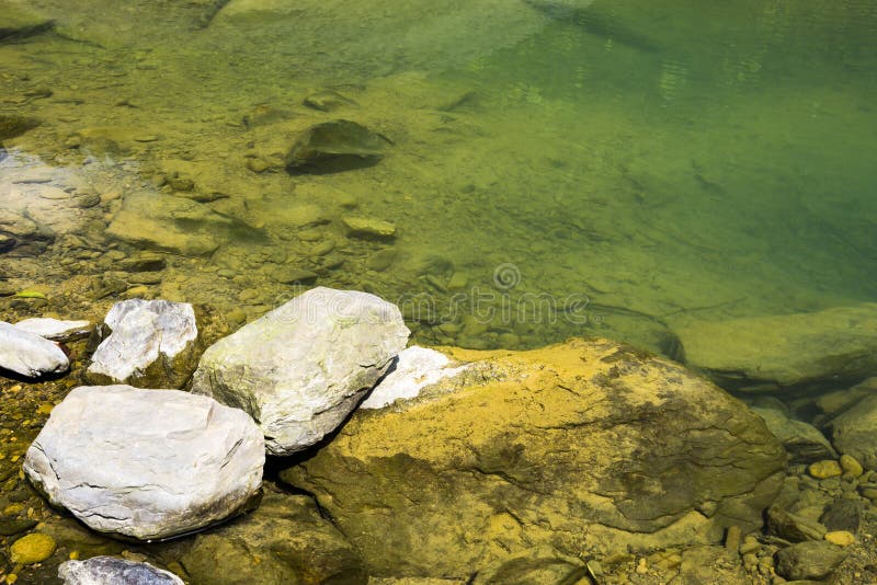 The Water Ripples on the Surface of the Pond. Stock Image - Image of ...