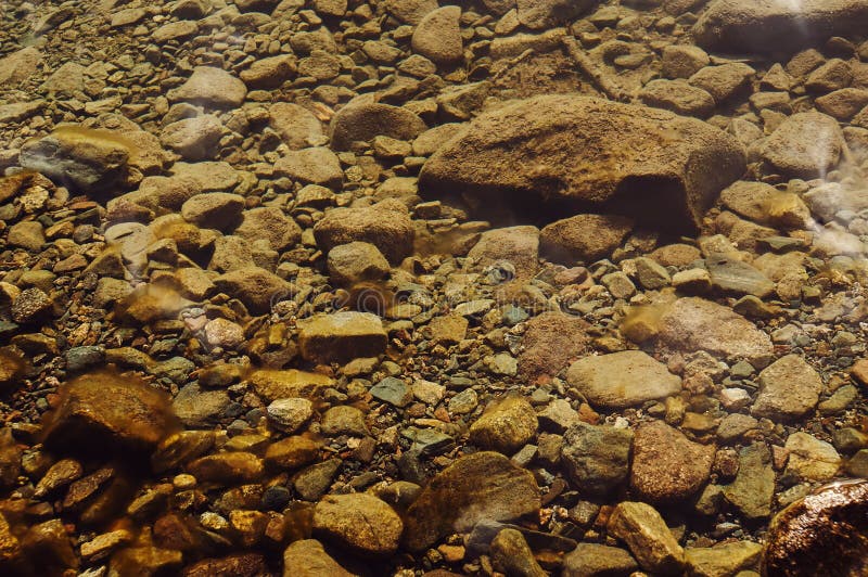 Stones under water stock image. Image of gray, garden - 98032249