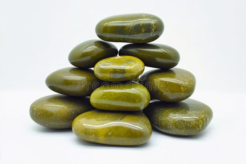 Olive Stones Arranged in a Captivating Pyramid Formation for ...