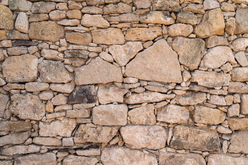 Stones Wall Texture Background Stock Image - Image of facade, detail ...