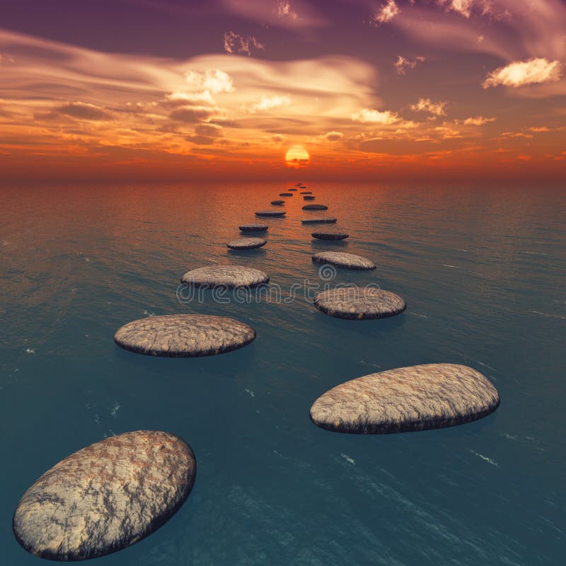 The stones in the water stock image. Image of pebble - 25307139