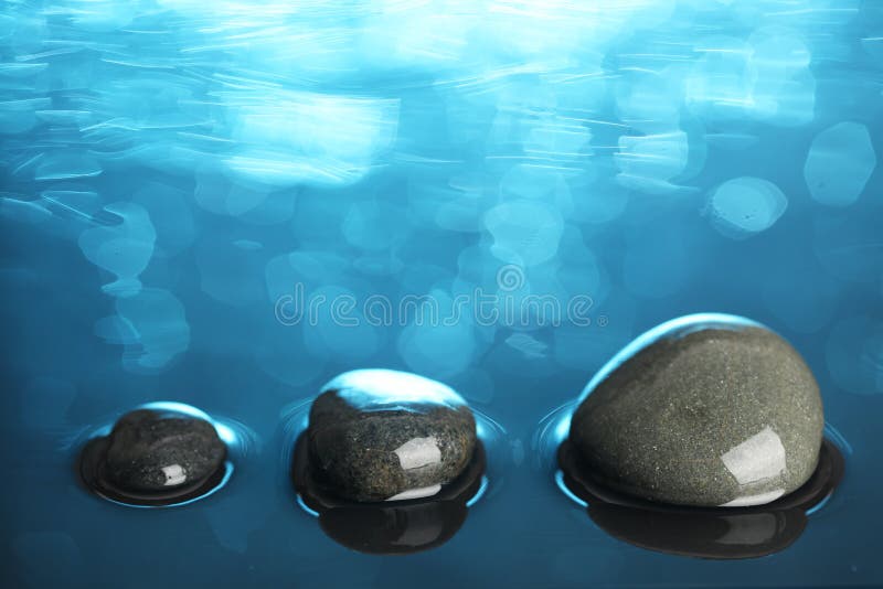 Stones in water stock image. Image of water, white, sparkle - 38968895