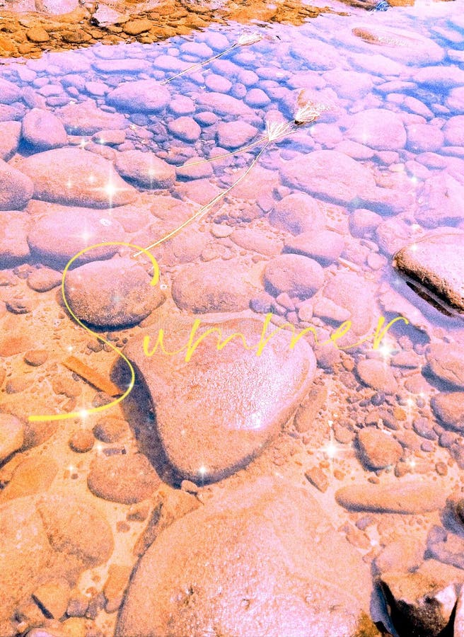 Stones Water Summer Dizzy Grainandsharp Stock Photo - Image of dizzy ...