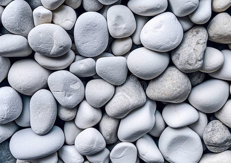 Stones White Color and Various Shape Background.White Stones Texture ...