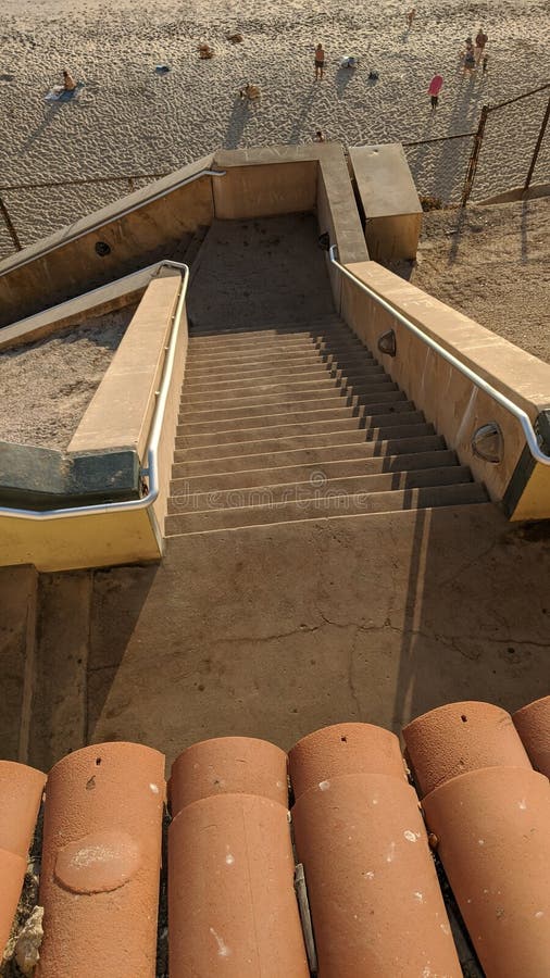 Stonesteps Beach in Encinitas California. Stock Photo - Image of ...