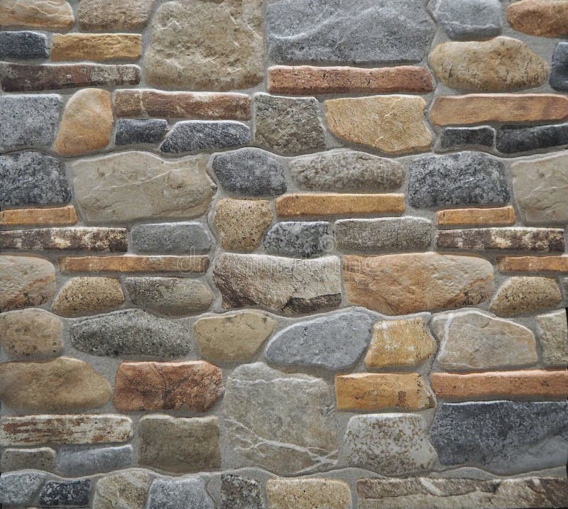 Stoneware Wall Cladding with Natural Stones and Bricks Effect. Paneling ...