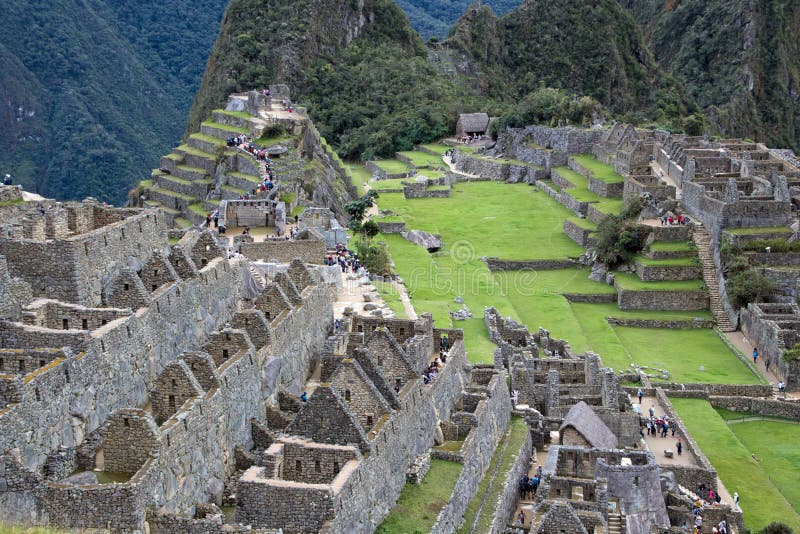 The Ancient Inca Ruins in Machu Picchu, Peru Editorial Image - Image of ...