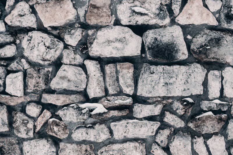 Stonework Wall for Background and Texture. Gray Rock Material Stock ...