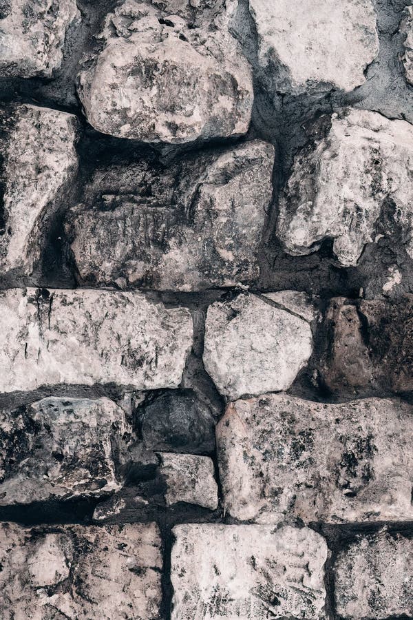 Stonework Wall for Background and Texture. Gray Rock Material Stock ...
