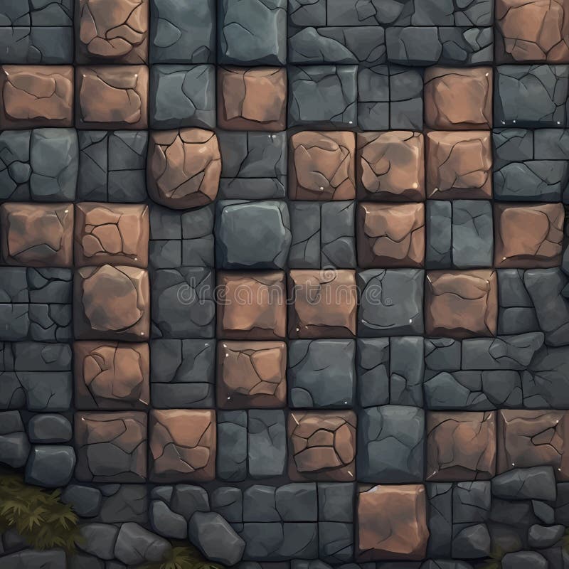 Stonework Wall. Texture of Old Stonework Wall Stock Vector ...