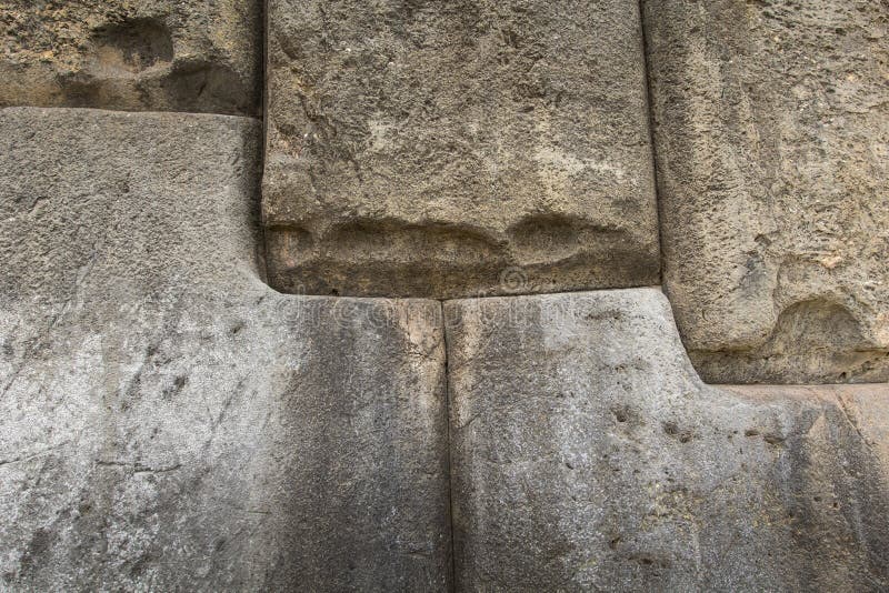 Stonework of the Walls of Sacsayhuaman, in Cusco, Peru Stock Photo ...
