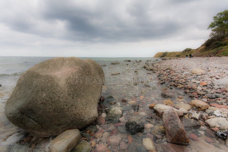 Stoney shore stock image. Image of germany, beach, beautiful - 64023507