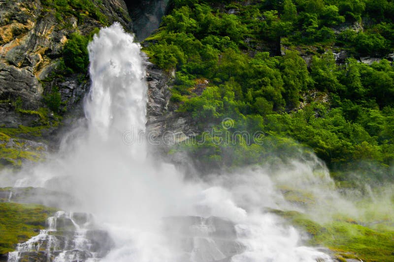 Stong waterfall stock photo. Image of aggressive, rocks - 47731120