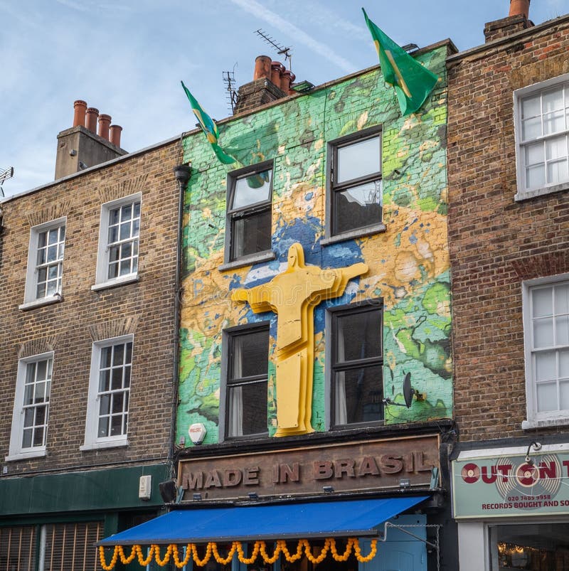 Stony Building Facade in London Editorial Photography - Image of ...