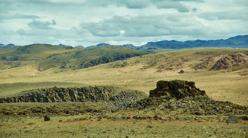 Stony Canyon in the Area Zavkhan River Stock Image - Image of nature ...