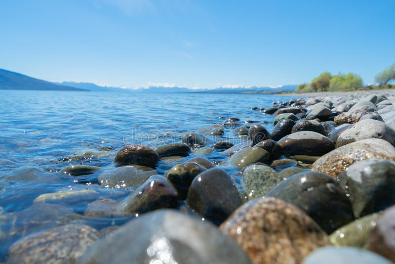 Stony lake edge stock image. Image of summer, destination - 141012133