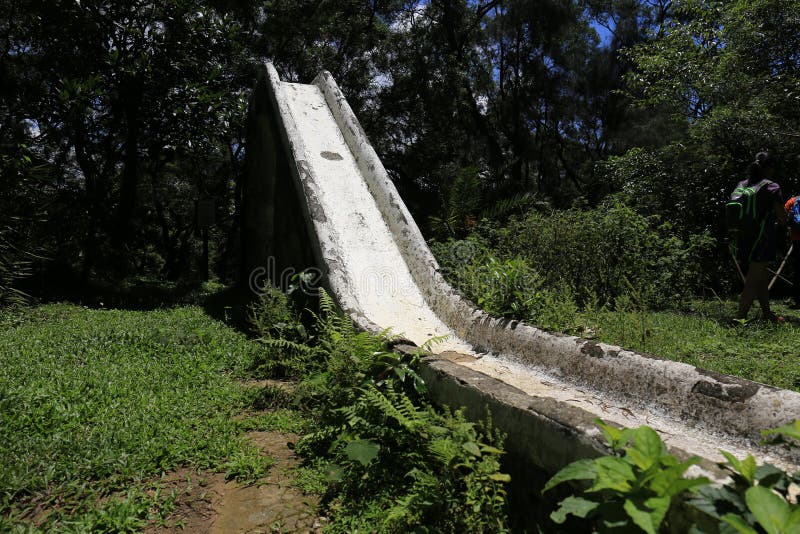 Stony Slide with an Old Ancient Feel Stock Image - Image of bridge ...