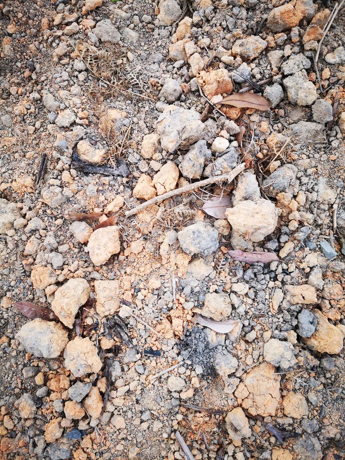 Closeup with Stony Stones Background. Stock Image - Image of sandy ...