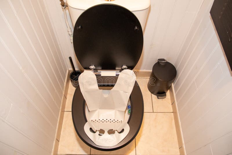 Stool Collection Facilitator Device Paper Sleeve for the Toilet Seat ...