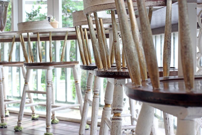 Stool in Front of Counter Bar Stock Photo - Image of stool, furniture ...