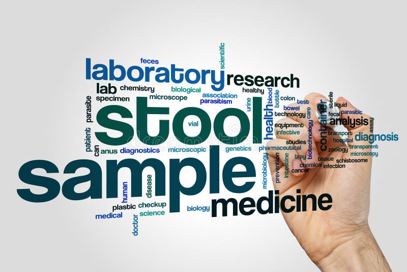 Stool Sample Container stock image. Image of vial, medical - 136328935
