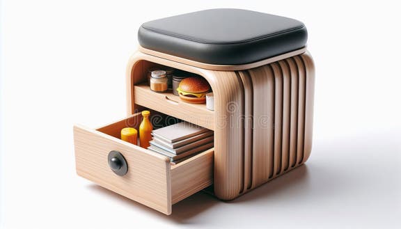 Stool with Storage Space Saving Multi Functional Stool with Hid Stock ...